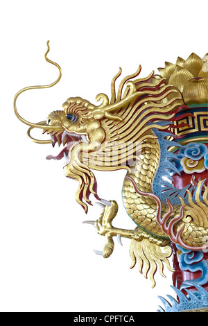 Dragon statue. Sian Temple. Chon Buri, Thailand Stock Photo - Alamy