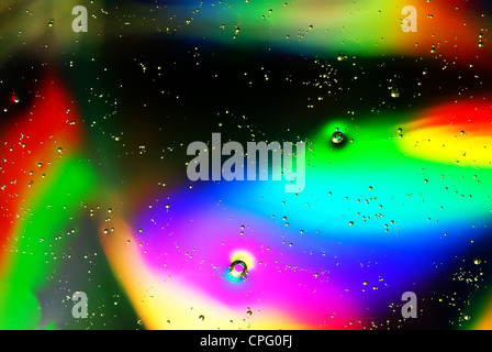 Water drops on colorful background Stock Photo - Alamy