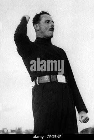 The British Union of Fascists (BUF) formed by Oswald Mosley Stock Photo ...