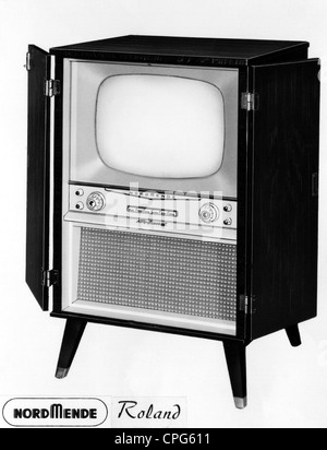 broadcast, television, TV sets, TV Nordmende spectra, Germany, 1970s ...