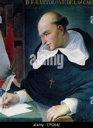 Bartolomé de las Casas, c. 1484 -1566. 16th-century Spanish historian ...