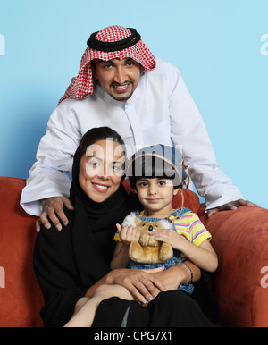 Middle east mother and daughter wearing casual clothes angry and mad ...