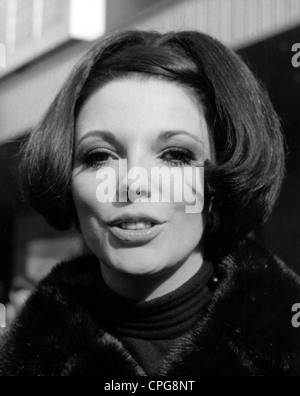 Collins, Joan, * 23.5.1933, British actress, portrait, 1960s, 60s, hat ...
