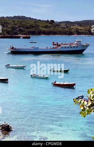 PUERTO RICO - VIEQUES Caribbean resort island. Inter Island Ferry Stock ...