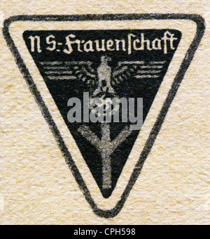 National Socialism / Nazism, emblems, swastika flags, illustration ...