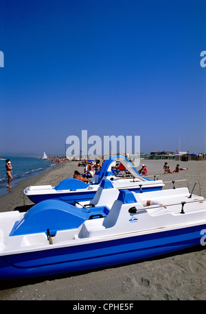 Beach, Fregene, Rome, Lazio, Italy Stock Photo - Alamy