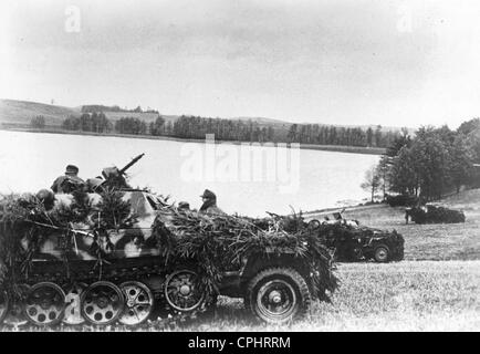 German armored personnel carriers during the Manstein Offensive in the ...