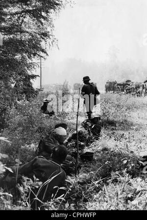 rest, German soldiers, eastern front, ww1, wwi, world war one Stock ...