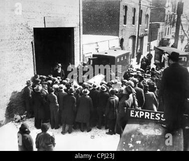 2122 North Clark Street Chicago site of the St Valentine's Day Massacre ...