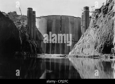 Construction of the Hoover Dam, 1935 Stock Photo - Alamy