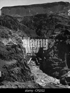 Construction of the Hoover Dam, 1935 Stock Photo - Alamy