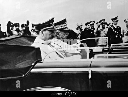 Hitler's visit in Italy Hitler and Mussolini in Rome, on May 4, 1938 ...