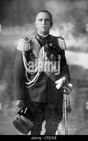Victor Emmanuel III, 1869 to 1947. King of Italy 1900 to 1946, Emperor ...