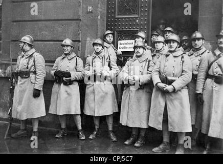 French soldiers in the Ruhr area, 1923 Stock Photo - Alamy