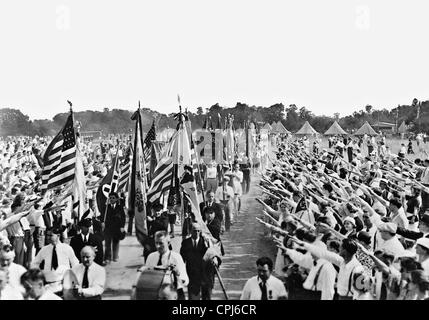 Annual parade of the German-American Bund on Long Island, 1936 Stock ...