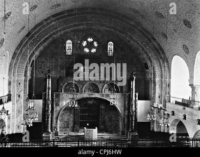 The Synagogue in Frankfurt am Main, painting in oil on canvas by Max ...