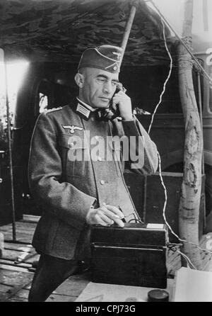 German officer on the Eastern Front, 1941 Stock Photo - Alamy