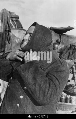 German soldier on the Eastern front, 1941 Stock Photo - Alamy
