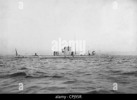 German submarine 'U-9', 1914 Stock Photo - Alamy