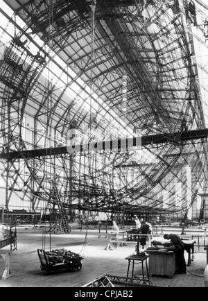 LZ 130 Graf Zeppelin II with swastikas on the rudders Stock Photo - Alamy