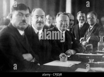 Maxim Litvinov at the Conference on Disarmament in Geneva, 1932 Stock ...