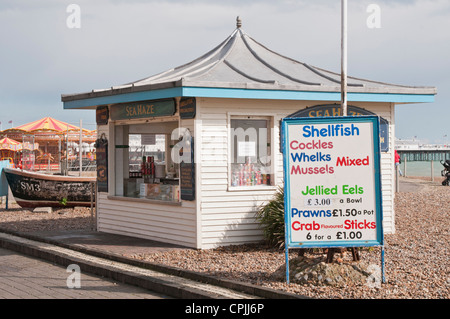 Fish and Chips Kiosk, Brighton Stock Photo: 27545507 - Alamy