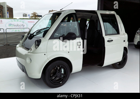 The Mia electric car, on display at ecovelocity, 2011 Stock Photo - Alamy