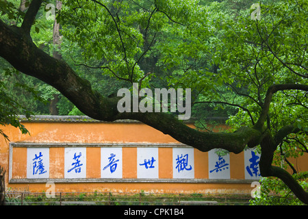 Guoqing Buddhist Temple, Tiantai Mountain, Zhejiang Province, China ...