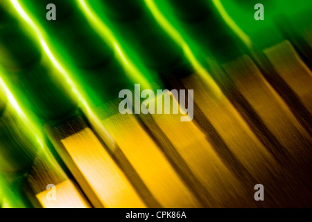 Electronic contacts, abstract image taken with a high magnification ...