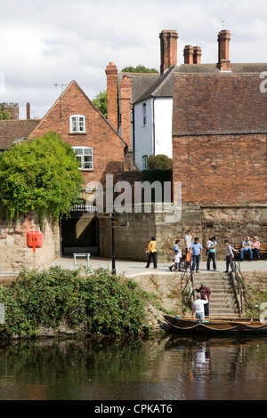Watergate River Severn Worcester Worcestershire England UK Stock Photo ...