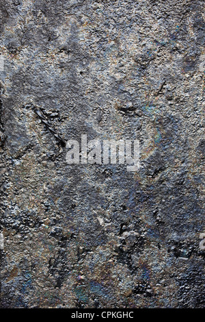 Rough surface of a molten iron ore, can be used as texture or ...