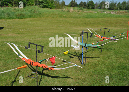 Colorful archery bows Stock Photo - Alamy