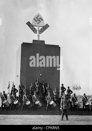 Reich Labour Service [Reichsarbeitsdienst, RAD] , 1938 Stock Photo - Alamy