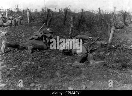 German barbed wire, Western Front, France, WW1 Stock Photo - Alamy