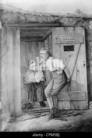 "The soldiers' toilet": First World War French soldiers washing near ...