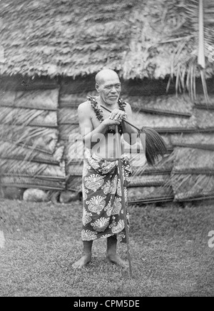 A Samoan High Chief Stock Photo - Alamy