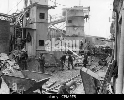 German bunker construction at the Atlantic Wall, 1943 Stock Photo - Alamy