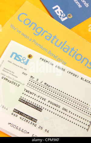 Premium bond win bonds winner cheque winners check national savings ...