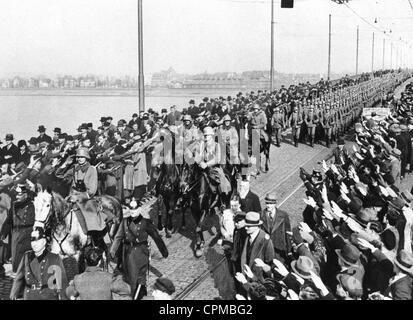 German re-occupation of Rhineland, 1936 Stock Photo - Alamy