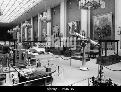 Interior view of the German pavilion at the World Exhibition in Paris ...