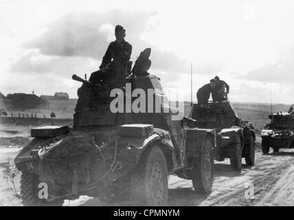 German armored reconnaissance cars in Africa, 1942 Stock Photo - Alamy