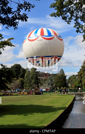 The Bournemouth Balloon, a tethered balloon filled with helium ...