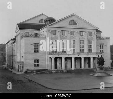 National Theatre in Weimar from old East German money - 20 Mark Stock ...