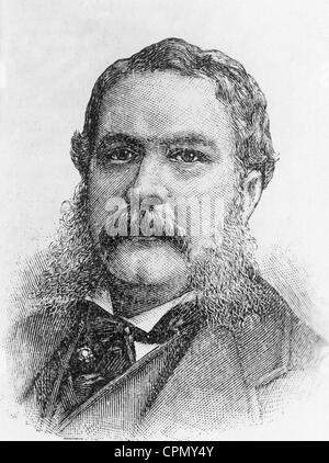 Chester A. Arthur (1829-86), 21st President of the United States, Head ...