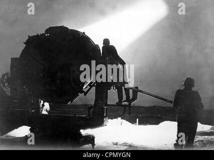 German Searchlight, 1940 Stock Photo - Alamy