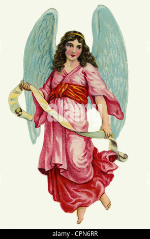 kitsch, angel, scrap-picture, lithograph, Germany, circa 1920 ...