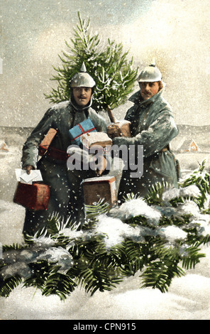 World War I, soldiers in the snow, in a trench Stock Photo - Alamy
