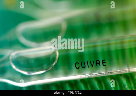 TRACE ELEMENT, COPPER Stock Photo - Alamy