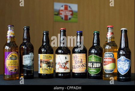 Bottles of Real Ale beer brewed in England. The breweries that make ...