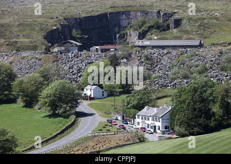 The Dartmoor Inn and the disused Merrivale granite quarry. Picture by ...